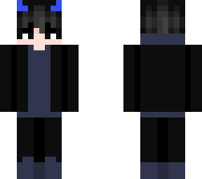 Blue Devil Boy | Minecraft Skin