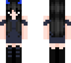 Blue Devil Girl | Minecraft Skin