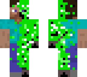 creeper steve | Minecraft Skin