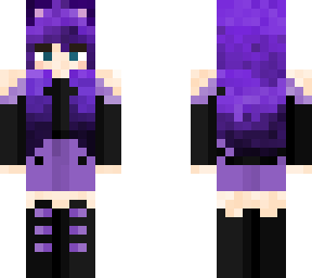 Ender Cat Girl | Minecraft Skin