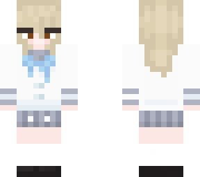 me in aphmau with blonde hair | Minecraft Skin