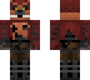 fnaf 4 nightmare foxy | Minecraft Skins
