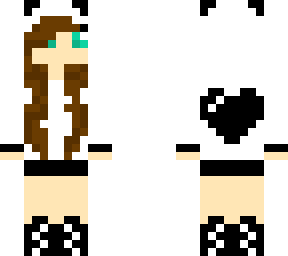 panda girl | Minecraft Skin