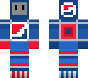 Pepsi Man | Minecraft Skin