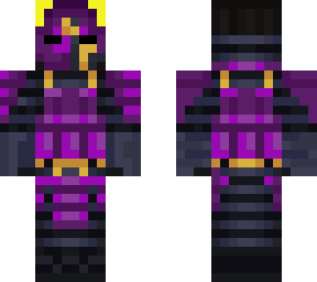 Purple Ninja Warrior | Minecraft Skin