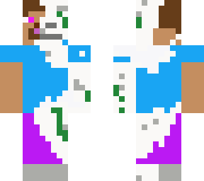 Steve rotting into skeleton | Minecraft Skin