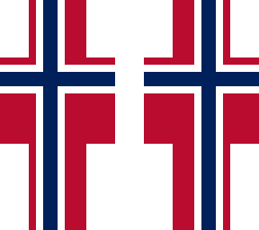 The perfect Norway flag | Minecraft Skin