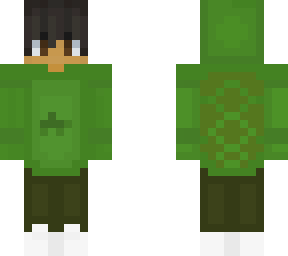 turtle gangsta hoodie v2 | Minecraft Skin
