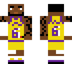 (Sports legends series) Original 2022 LeBron James | Minecraft Skin