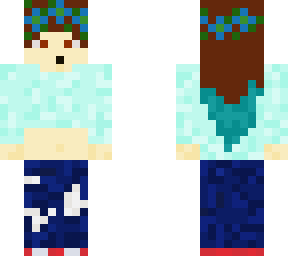 Cropped sweater girl | Minecraft Skin