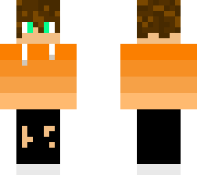 Cute Orange Tropical Boy | Minecraft Skin