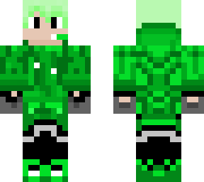 Green Nova Gamer | Minecraft Skin