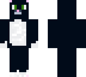 minecraft tuxedo cat | Minecraft Skins
