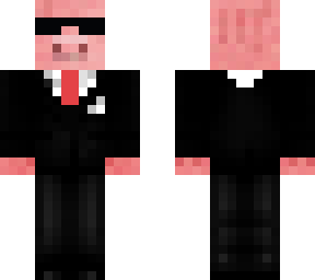 pig in a suit | Minecraft Skins