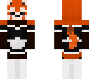 Red Panda Maid | Minecraft Skin