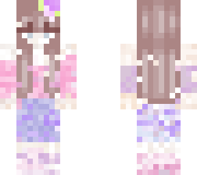 Aesthetic girl pink~?? | Minecraft Skin