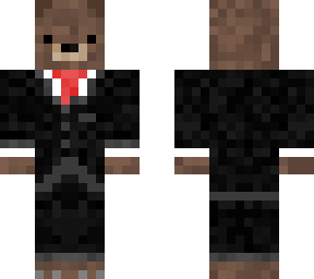 bear wit suit | Minecraft Skin