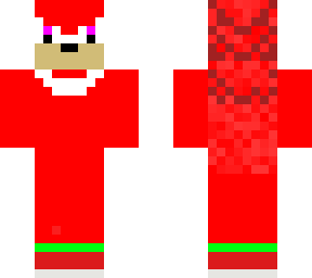knuckles the echidna | Minecraft Skin