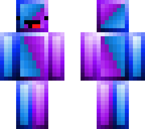 Noob blue and purple original by Lushyy | Minecraft Skin