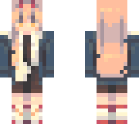 chainsaw man power | Minecraft Skins