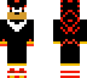 shadow the hedgehog | Minecraft Skins
