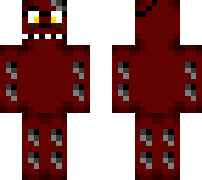 [layer] fnaf 2 withered foxy | Minecraft Skin
