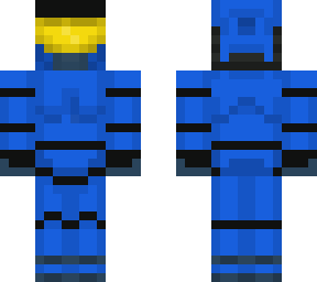 Blue spartan | Minecraft Skin