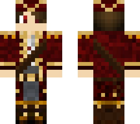 Demon Pirate Captain | Minecraft Skin