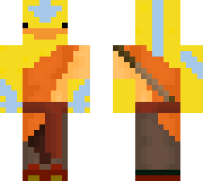 Duck-Avatar Aang | Minecraft Skin