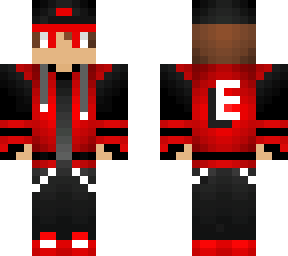 Chico de rojo y ***** | Minecraft Skin