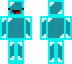 Darker Diamond Skeppy | Minecraft Skin