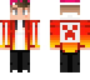 Fire Gradient | Minecraft Skin