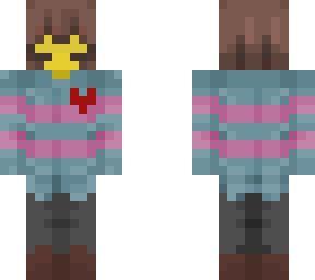 Frisk (credit to the original) | Minecraft Skin