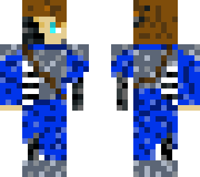 Half Wither Skellet Knight | Minecraft Skin