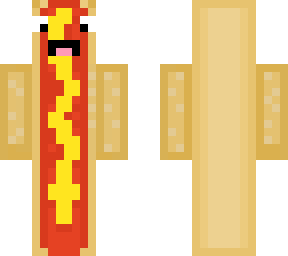 kasper the hot dog | Minecraft Skin