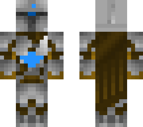 Knight is shining armor | Minecraft Skin