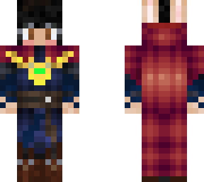 mi skin con traje supremo y collar | Minecraft Skin