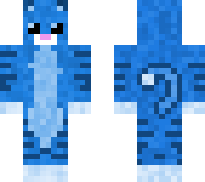 Minecraft Blue Kitty Cat