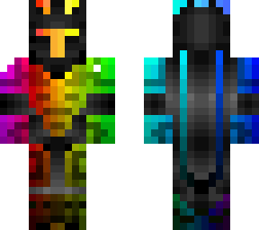 Rainbow Knight | Minecraft Skin