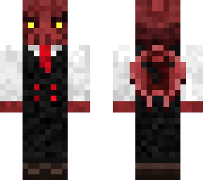 Red Cthulhu suit | Minecraft Skin