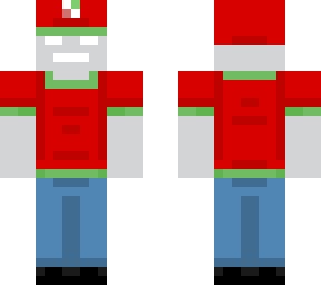 Skeleton Delivery Driver | Minecraft Skin