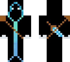 the mysterious Ice Warrior | Minecraft Skin