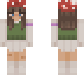 Updated mushroom girl skin. | Minecraft Skin