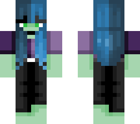 An art club skin (Someone said she-hulk but blue) | Minecraft Skin