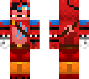 Glamrock foxy | Minecraft Skin