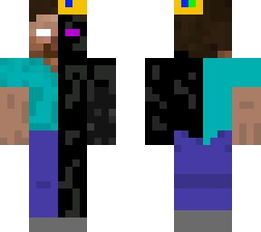 Half-Herobrine, Half King Enderbrine | Minecraft Skin