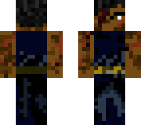 maki jjk black (manga spoilers) | Minecraft Skin