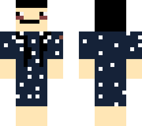 Minecraft Wednesday Addams costplay | Minecraft Skin