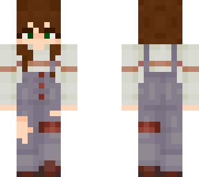 Overalls Girl | Minecraft Skin