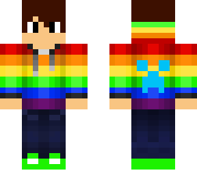Rainbow guy | Minecraft Skin